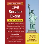 Civil Service Exam Study Guide 2021-2022 : Preparation Book with ...