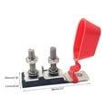 30-300AMP Double Terminals Fuses Block Two Studs Fuses Holder IP66 ...