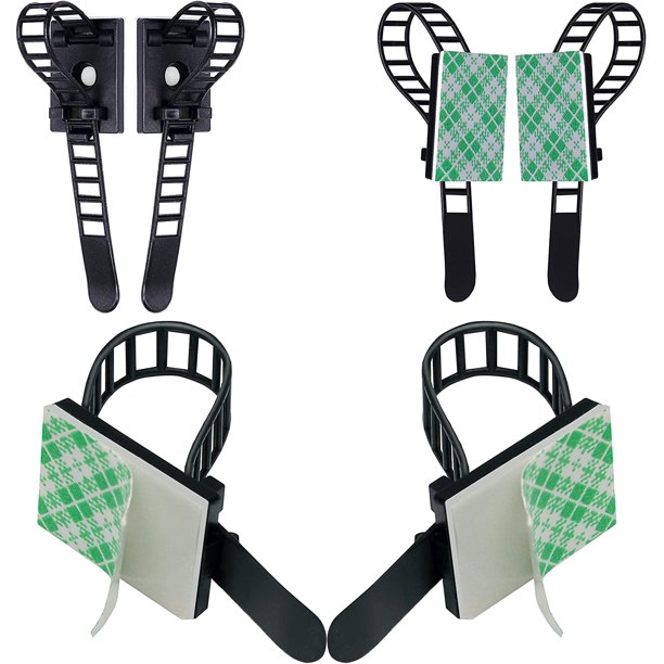 100 Pieces Cable Clips, Cable Ties Adhesive Cable Clips Adjustable ...