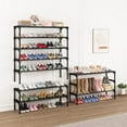 5-Tier Long Shoe Rack Organizer – Stackable & Freely Combinable Shoe ...