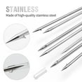 7-Prong Stainless Steel Fishing Harpoon, 8mm Screw Ice Fishing Spear ...