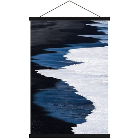 Diayung Magnetic Poster Frame Hanger B1, 32x23 32x24 32x50 Wood Wooden ...