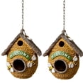 Birdhouse, Bird Nest, Weather-Resistant Outdoor Courtyard Décor, Hang ...