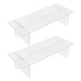 2Pcs Transparent Acrylic Shelf for Action Figure Stands and Small ...
