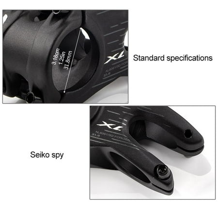 MTB Stem 50MM -12 Degree Adjustable Mountain Bike Stem Short Handlebar ...