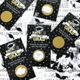Distinctivs Graduation Party Game: Black and Gold Scratch Off Cards ...