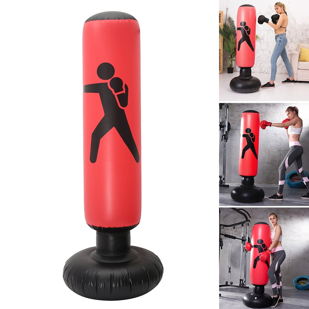 Willstar New Durable 160cm Inflatable Stress Punching Tower Bag Free ...