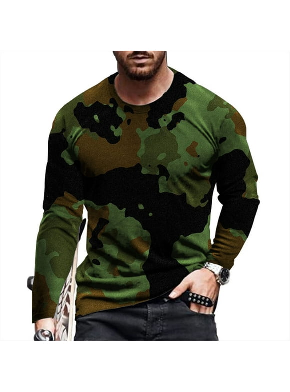 Men's Camo Long Sleeve Shirts