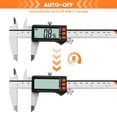 Digital Caliper, Recharable Caliper with Power Display, 6 inch ...