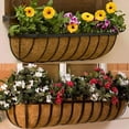 2 Pack 24/30/36/48 inch Planters Basket Liners Trough Coconut Liner ...