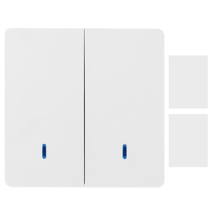 Switch Panel, Wireless Switch Compact Stylish Double Control For ...