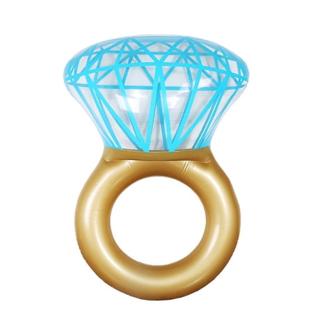 MesaSe Inflatable Ring Pool Float Engagement Ring Float Outdoor Water ...
