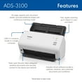 Brother ADS3100 High-Speed Monochrome/Color Desktop Document Scanner ...