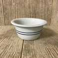 Martinez Pottery Handcrafted Heritage Blue Stripe Stoneware Cereal Bowl ...