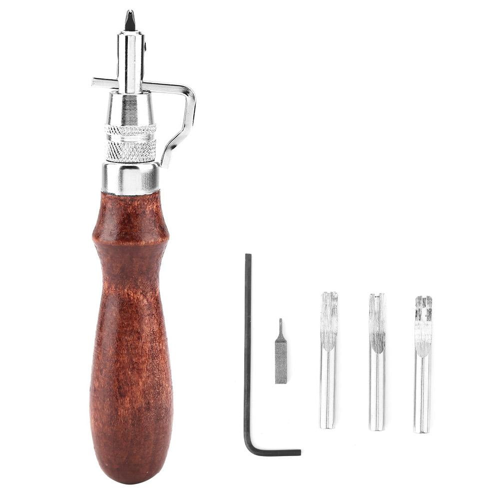 Tebru Professional 5 In 1 Multifunctional Leather Craft Tool Stitching ...