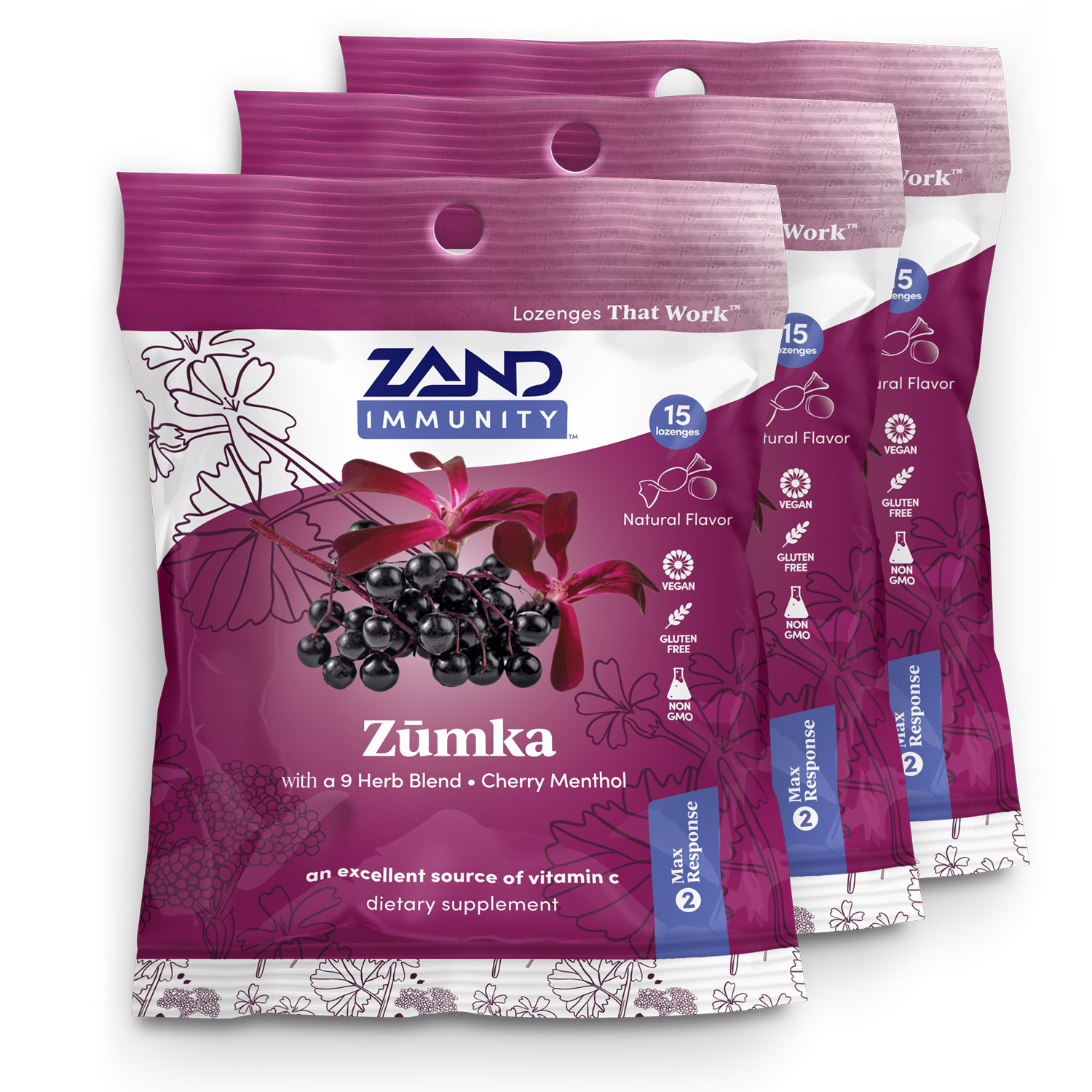 Zand Immunity Zumka HerbaLozenge Throat Drops | Vitamin C, Zinc ...