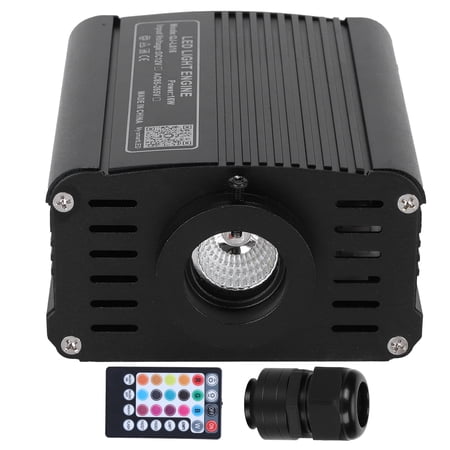 Tbest DC 12V 16W LED RGB+W Fiber Optic Light Engine Source With LED ...