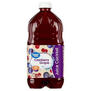 Great Value Blue Raspberry Flavored Juice Cocktail, 64 fl oz - Walmart.com