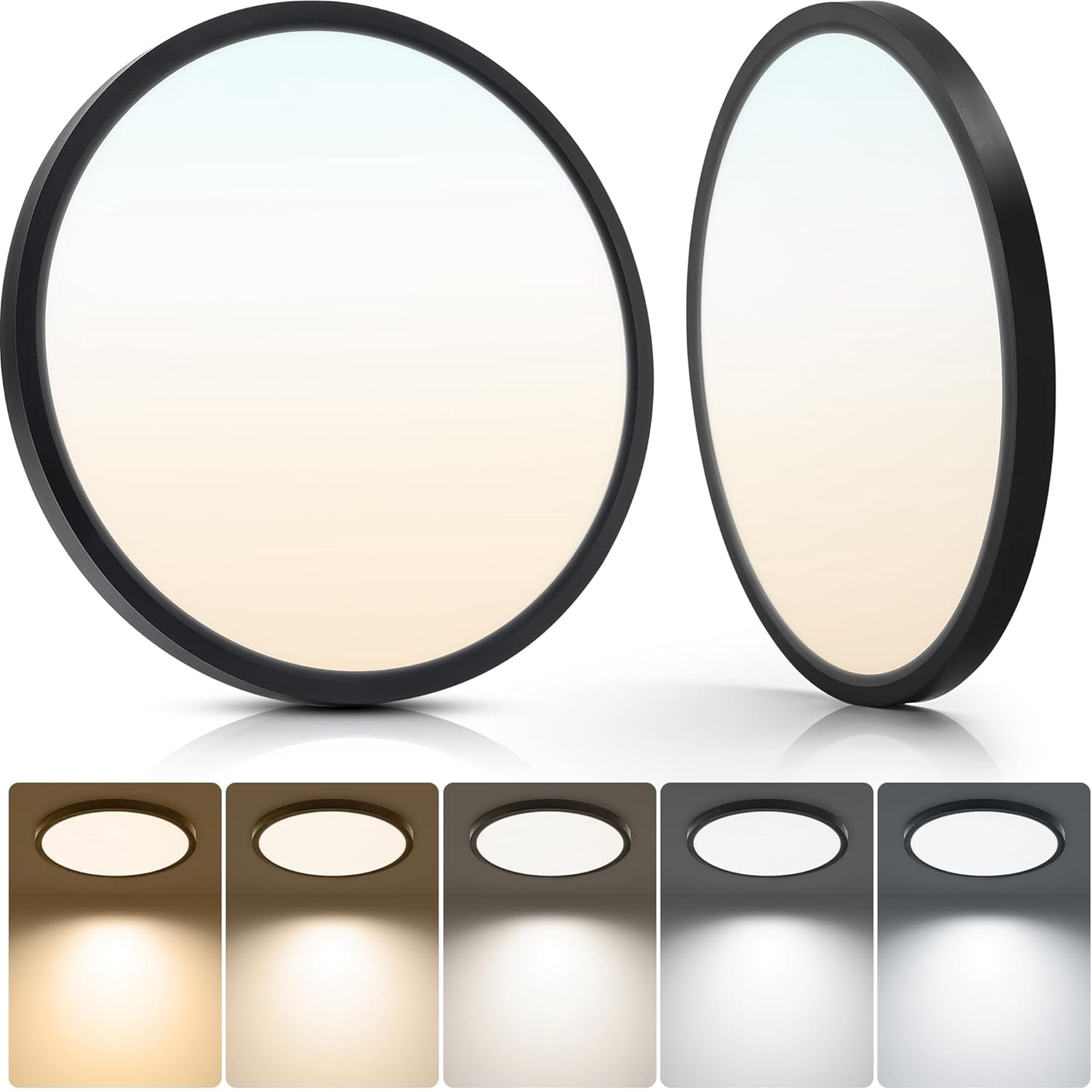 Click here for Biwat-2 Pack 12inch Dimmable Led Flush Mount Ceili... prices