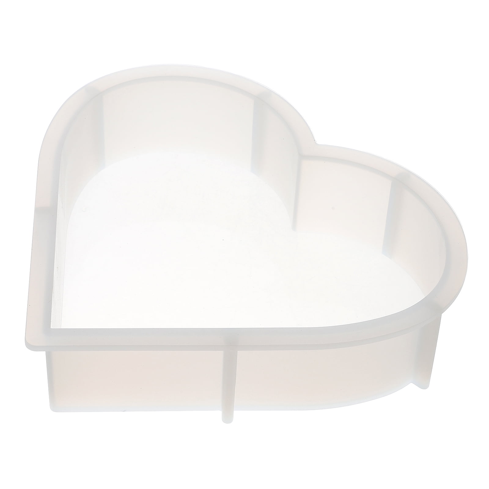 NUOLUX Resin Mold Heart Molds Silicone Epoxy Casting Bookends Bookend ...