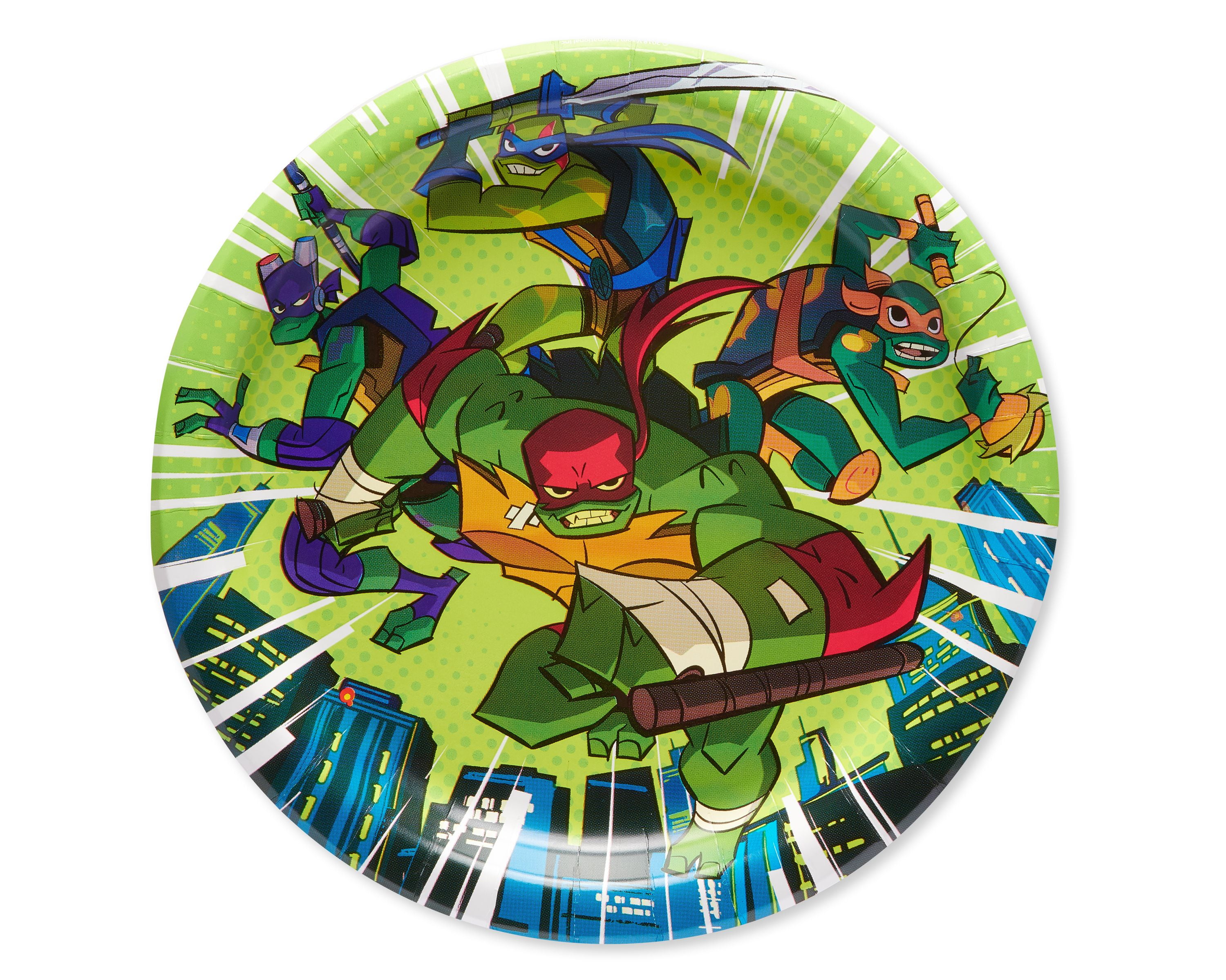 American Greetings Teenage Mutant Ninja Turtles Paper Dinner Plates, 8 ...
