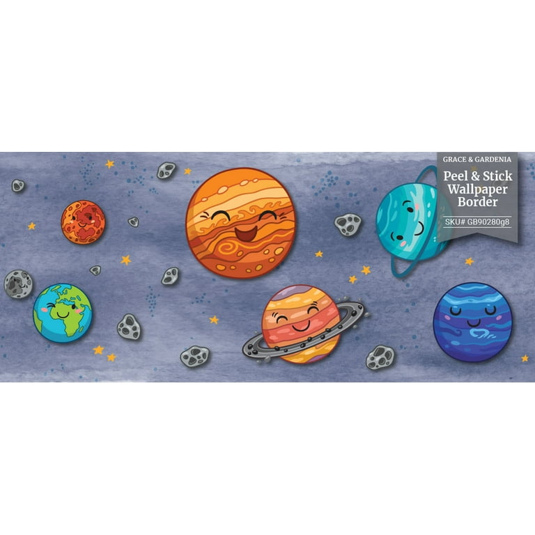 Solar System Wallpaper Border