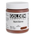 Golden Heavy Body Artist Acrylics - Burnt Sienna, 4 oz Jar - Walmart.com