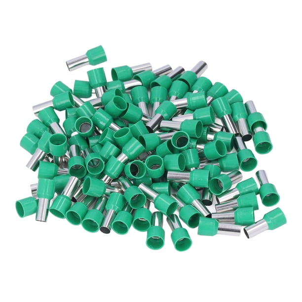 Conector de extremo de crimpado Bling Bling 100 piezas Terminal de tubo ...