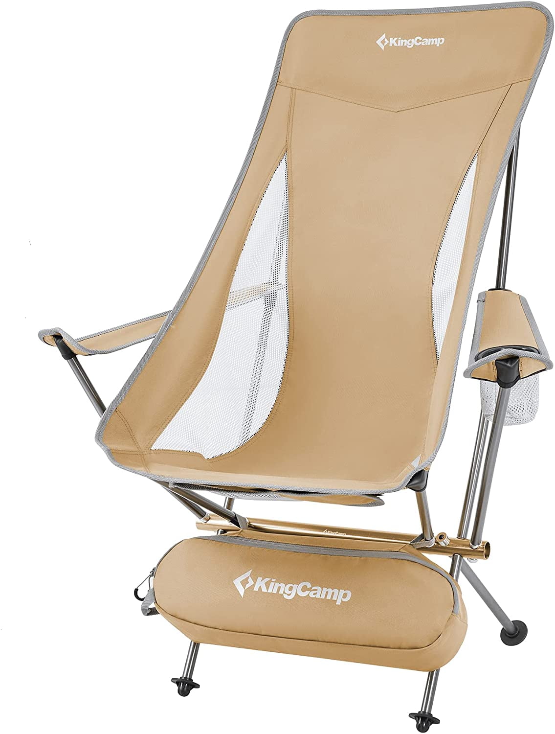 KingCamp High Back Camping Chairs Lightweight Compact Folding Chair ...
