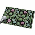 Abstract Cactus Pink Flower Leaves Rectangle Rug 2'x3' Tropical Plants ...
