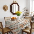 Autumn Rustic Orange Tree Table Cloth 60x60in, Waterproof Square ...