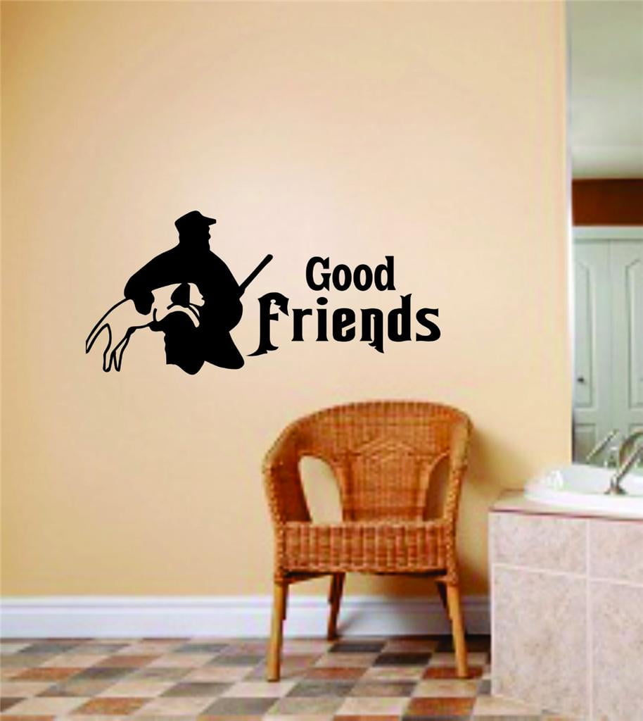 Good Friends Letters Buck Deer Image Animal Hunting Hunter Man Gun ...