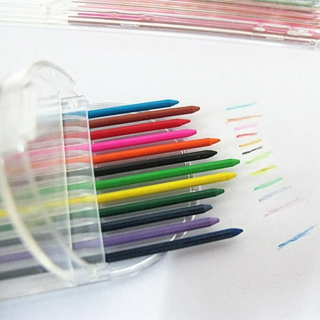 2019 2.0mm 2B Colored Pencil Lead 2mm Mechanical Clutch 12Col Refill ...