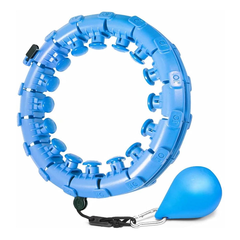 WOWMTN Weighted Exercise Fit Hoops Plus Size, 2 in 1 Weight Loss 24 ...