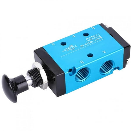 Gupbes Hand Control Push Valve Aluminum Alloy 2-Position 3-Way 4R210-08 ...