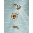 Delta Lahara MonitorÂ® 17 Series Tub & Shower Trim in Champagne Bronze ...