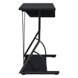 Alastair Computer Desk with Keyboard Tray Black - Walmart.com