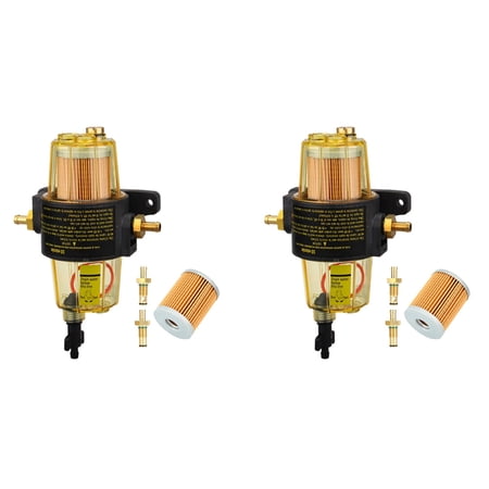 2X UF-10K Fuel Filter Fuel-Water Separator Assembly with Filter ...