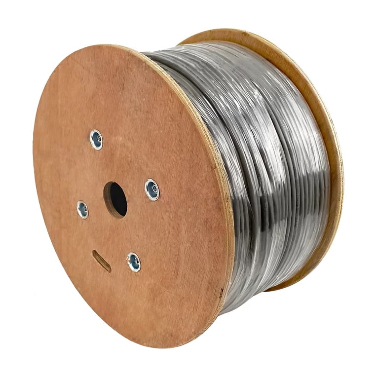Cable Central LLC 1000Ft 18AWG/6 Power Wire CMR Gray - 1000 Feet ...