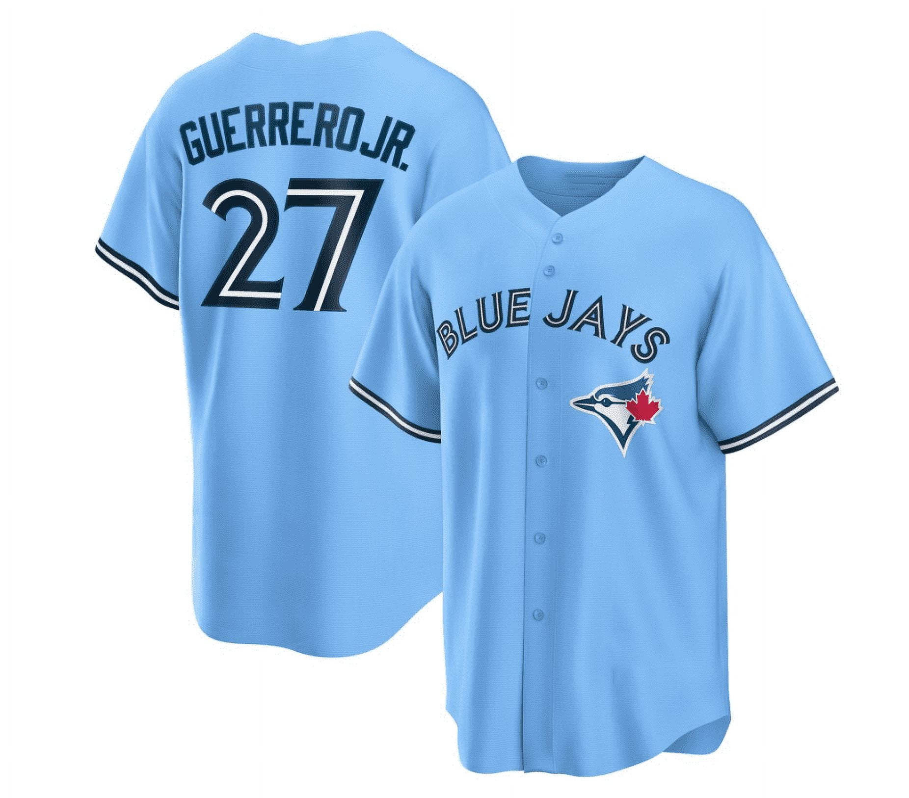 Men's Toronto Blue Jays Baseball Jersey GUERRERO JR.27# BICHETTE 11 ...