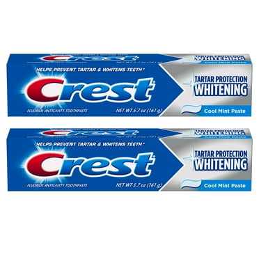 Crest Tartar Protection Whitening Toothpaste, Cool Mint, Baking Soda ...