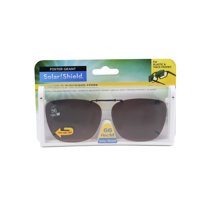 Solar Shield Dioptics ClipOns Unisex Rectangle Fashion Sunglasses ...