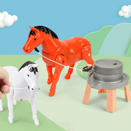 Grinding Donkey Shaking The Same Electric Simulation Walking Donkey ...