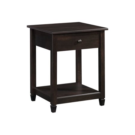 Sauder Edge Water Collection - Side table - rectangular - estate black ...