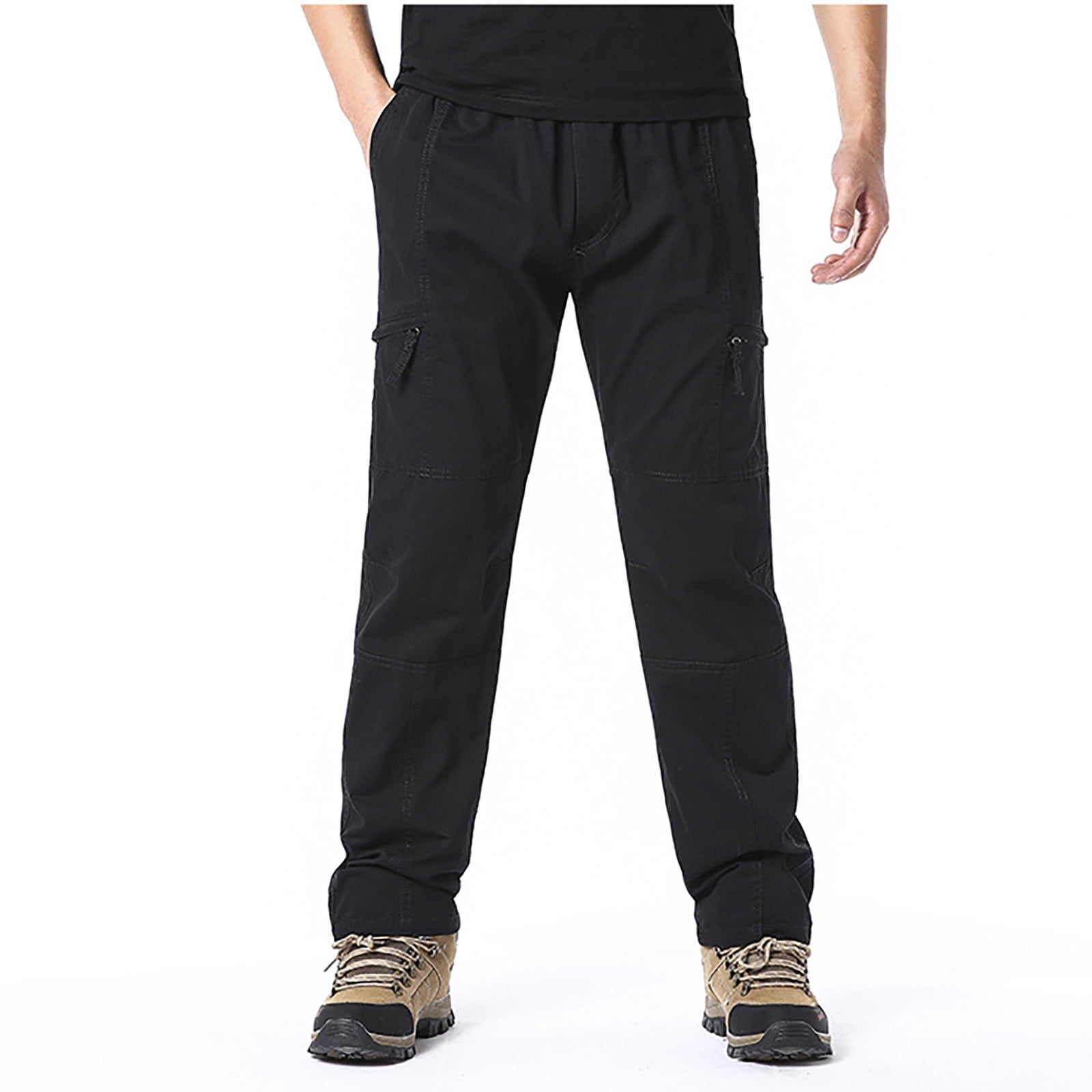 Click here for Unbranded Mens Work Pants Loose Fit Straight Leg C... prices
