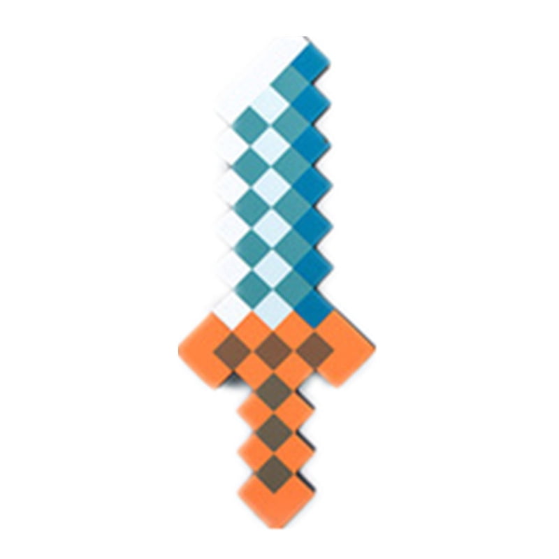 Minecraft Large Real Prop Toys Pixel Game Arms/Shield Plastic Toy ...