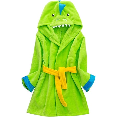 JOYWE Children's Bathrobes Hooded Bathrobe Boys Girls Bathrobe Beach ...
