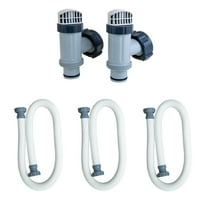Intex 26004E Plunger Pump Air Water Jet Kit for Above Ground Swimming ...