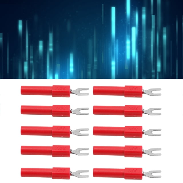 Fork Spade Wire Connectors U Type Crimp Terminal Testing Multimeter ...