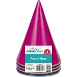 Way to Celebrate Multicolor Paper Party Hats 8 Pack for Kids Adults ...